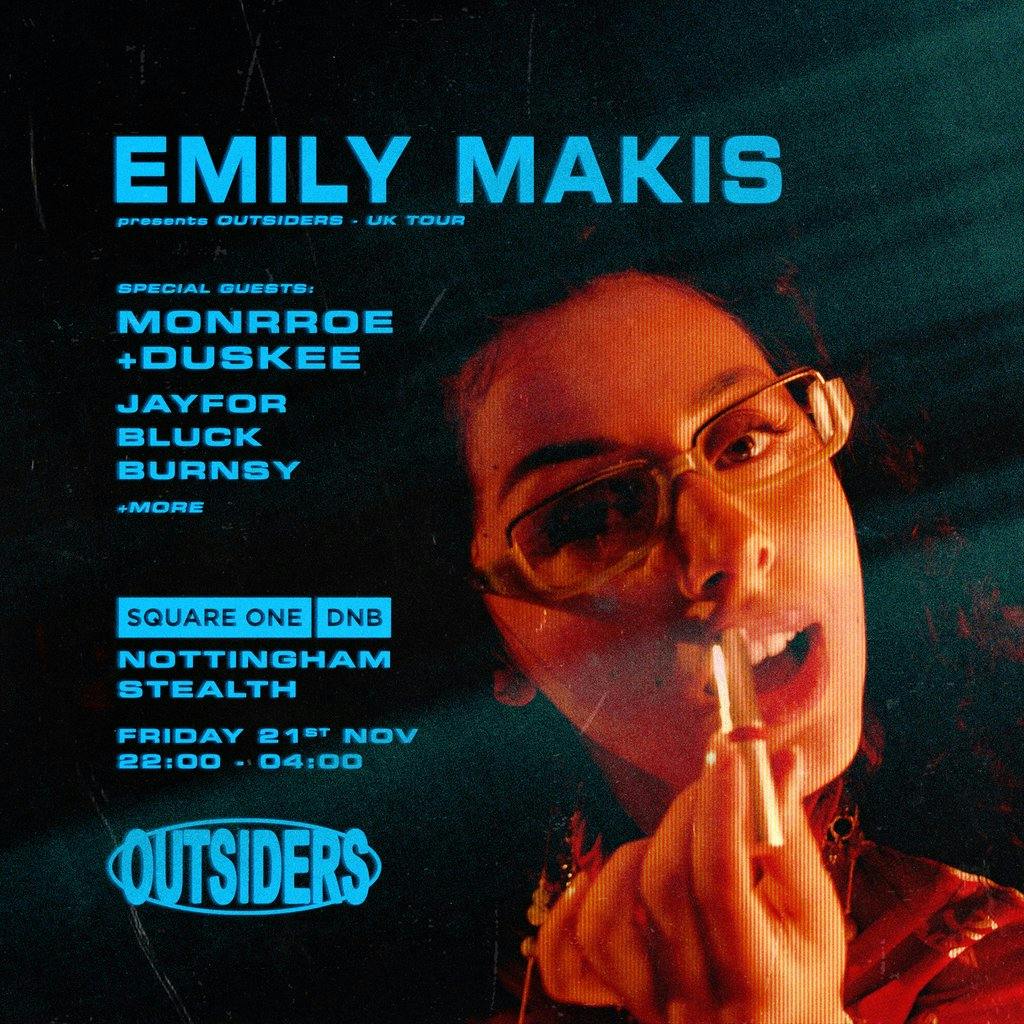 Emily Makis, Monrroe | Square One DnB | Stealth Nottingham Fri 21 November 2025