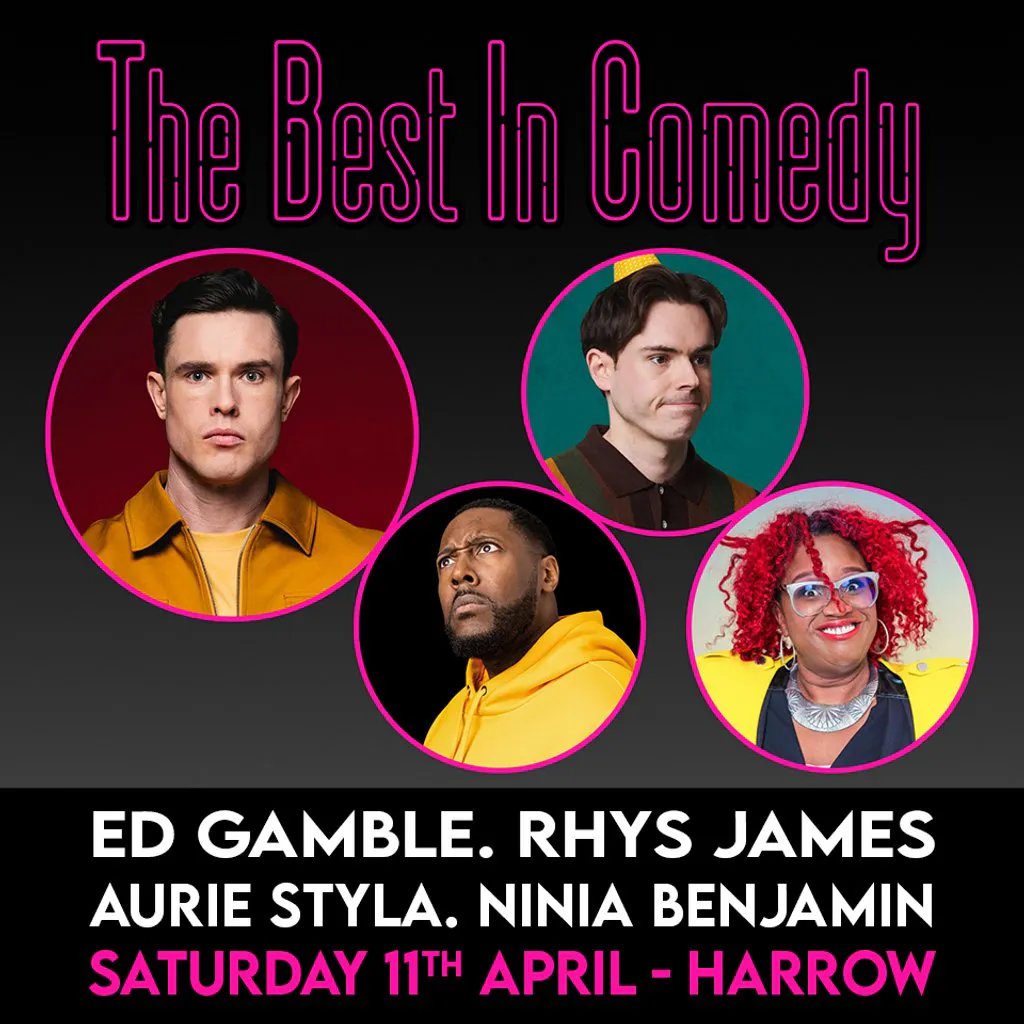 The Best In Comedy | Harrow Arts Centre Harrow Sat 11 April 2026