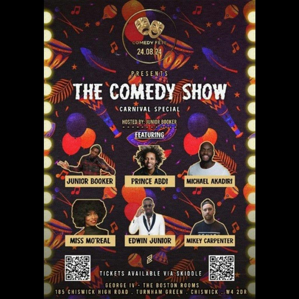 Comedy Fete presents The Comedy Show: Carnival Special | The George IV ...