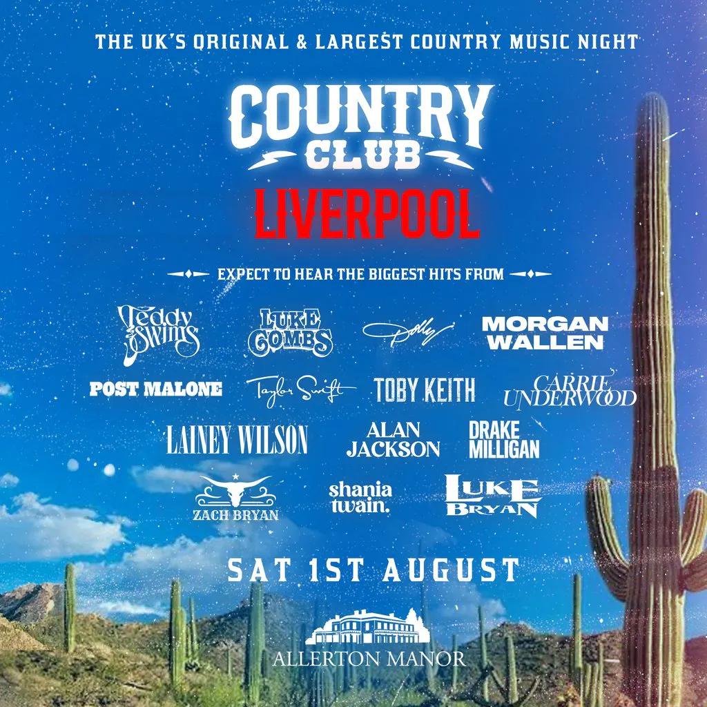 Tickets: Country Club - Outdoor Country Music Festival - Liverpool ...