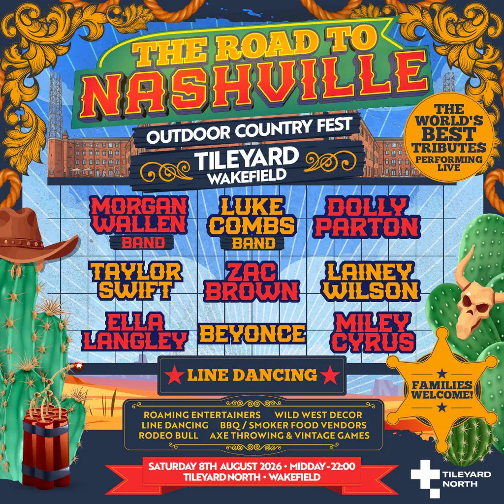 Tickets: Road to Nashville Outdoor Festival | Tileyard, Wakefield ...