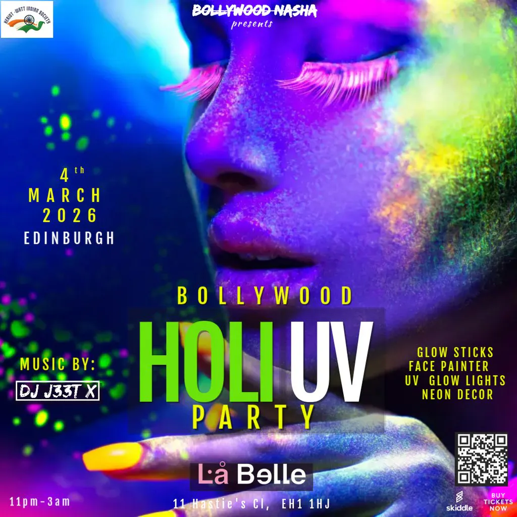 Bollywood Holi UV Party: La Belle Edinburgh: BollyNasha | La Belle ...