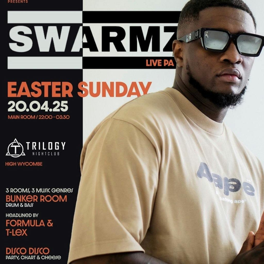 Tickets: BASSIC Presents... SWARMZ (Live PA), FORMULA & T-LEX | Trilogy ...