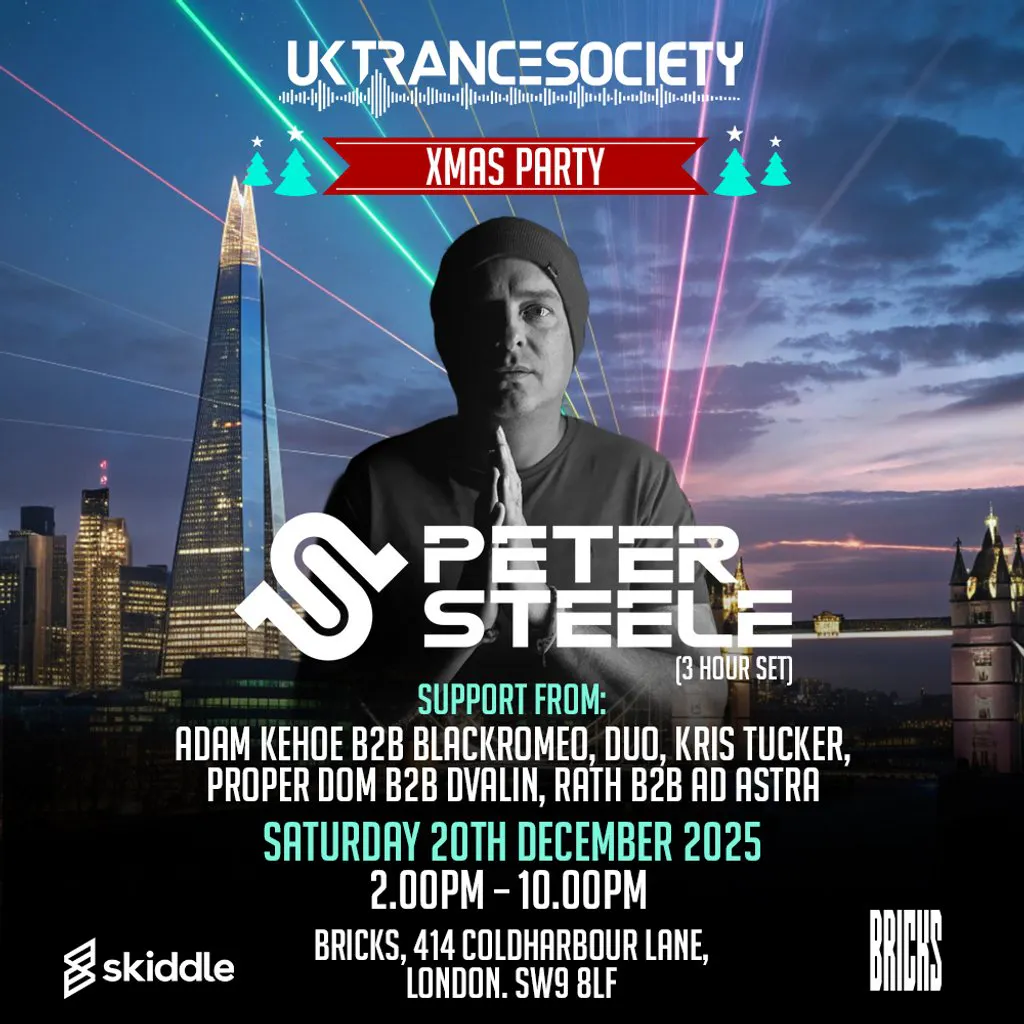 UK Trance Society Christmas Party | The Ton Of Brix London Sat 20 ...