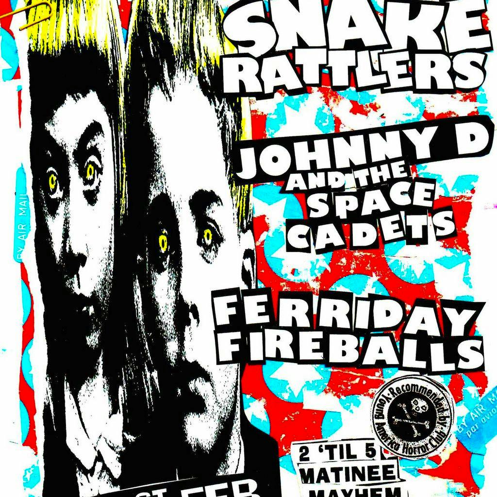 Tickets: Snake Rattlers, Johnny D + The Space Cadets , Ferriday ...