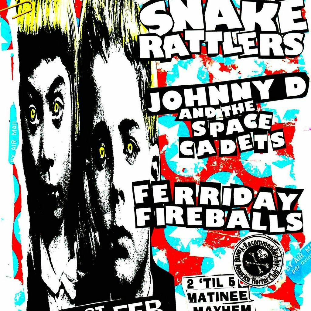 Tickets: Snake Rattlers, Johnny D + The Space Cadets , Ferriday ...