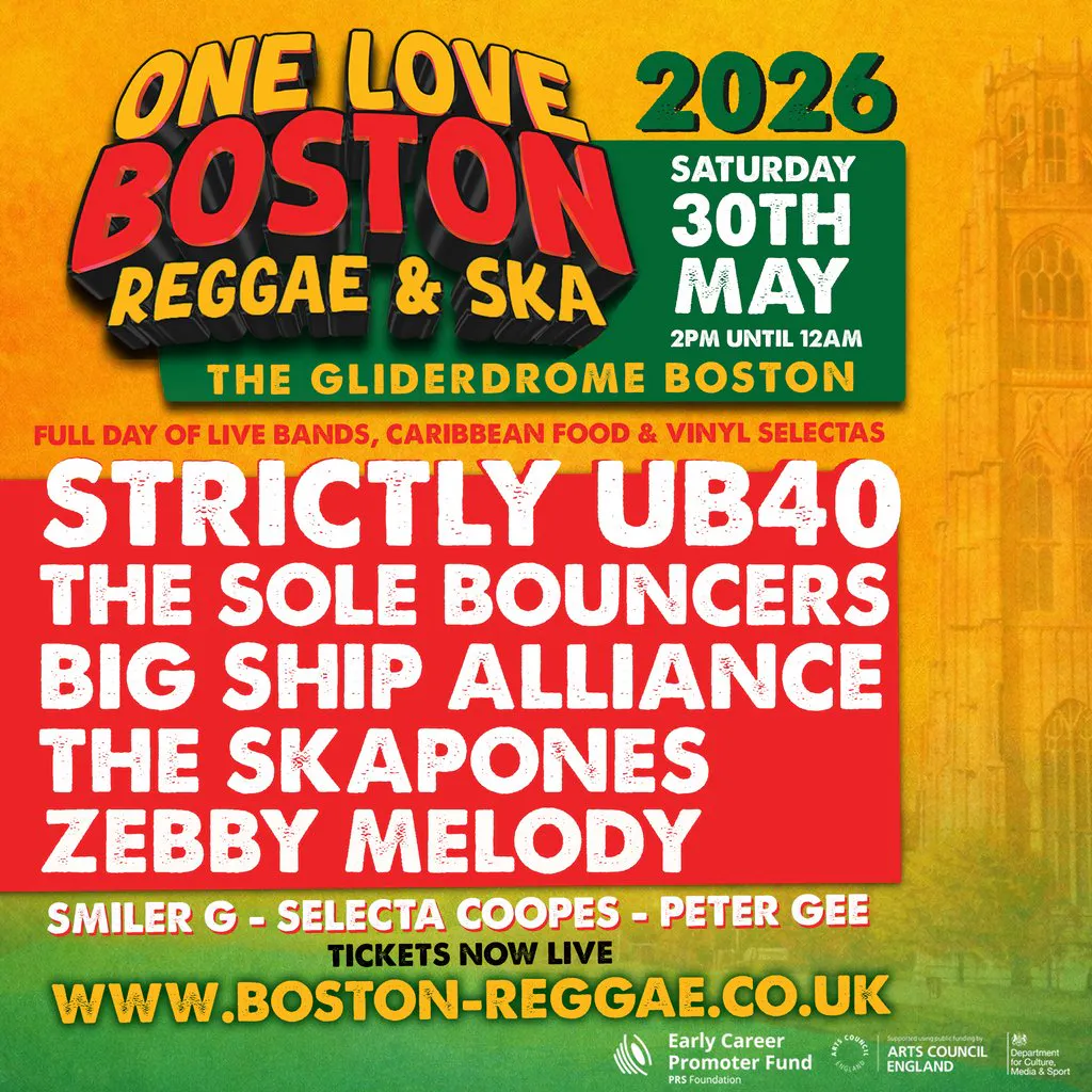 One Love - Reggae & Ska Boston | The Gliderdome BOSTON Sat 30 May 2026