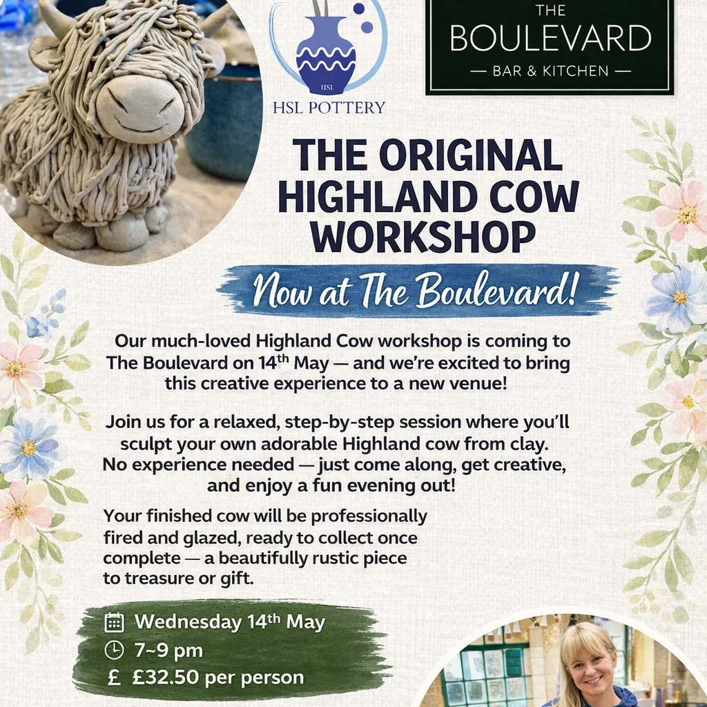 Highland cow event | The Boulevard By Vue Newcastle Under Lyme Thu 14 ...