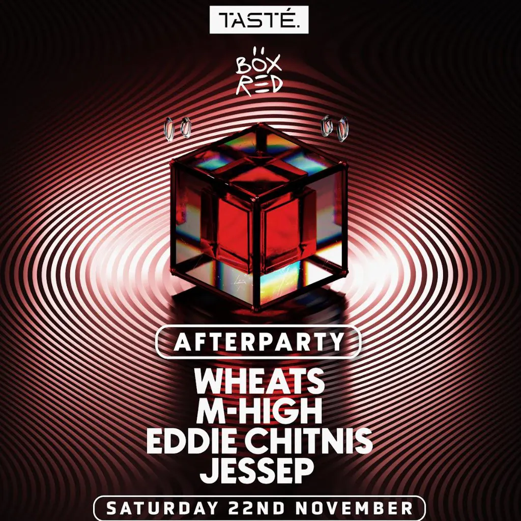 TASTÉ. X BOX RED: Max Dean After Party w/ Wheats & M-HIGH | Stealth ...