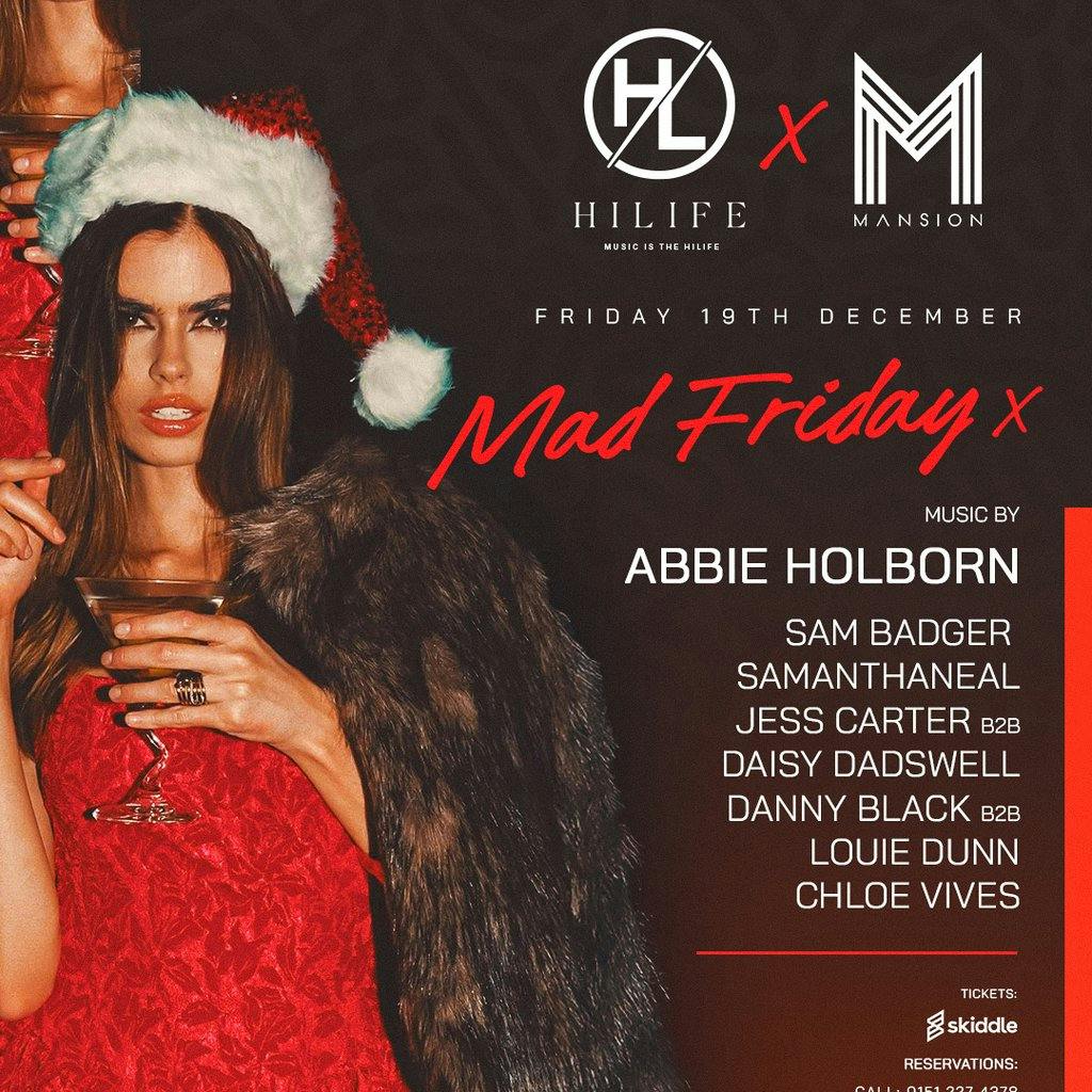 Tickets: Hilife X mansion | Mansion Liverpool Liverpool Fri 19 December ...