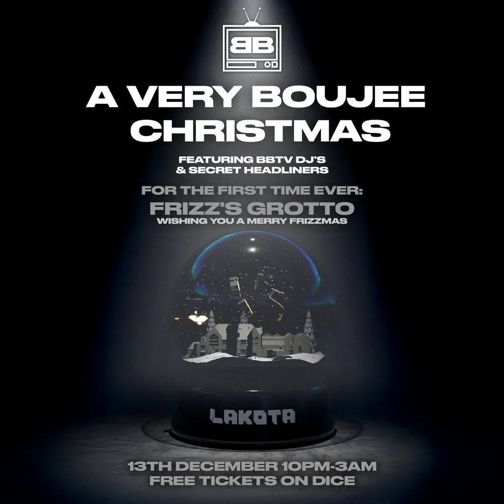 A Very Boujee Christmas Free Rave | Lakota Bristol Sat 13 December 2025