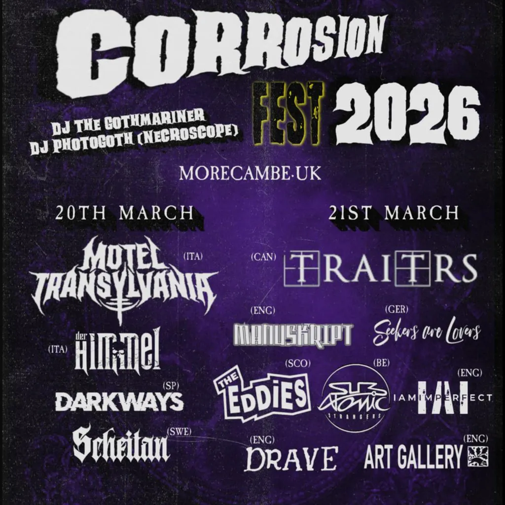 CorrosionFest 2026 | Alhambra Live Morecambe Fri 20 March 2026