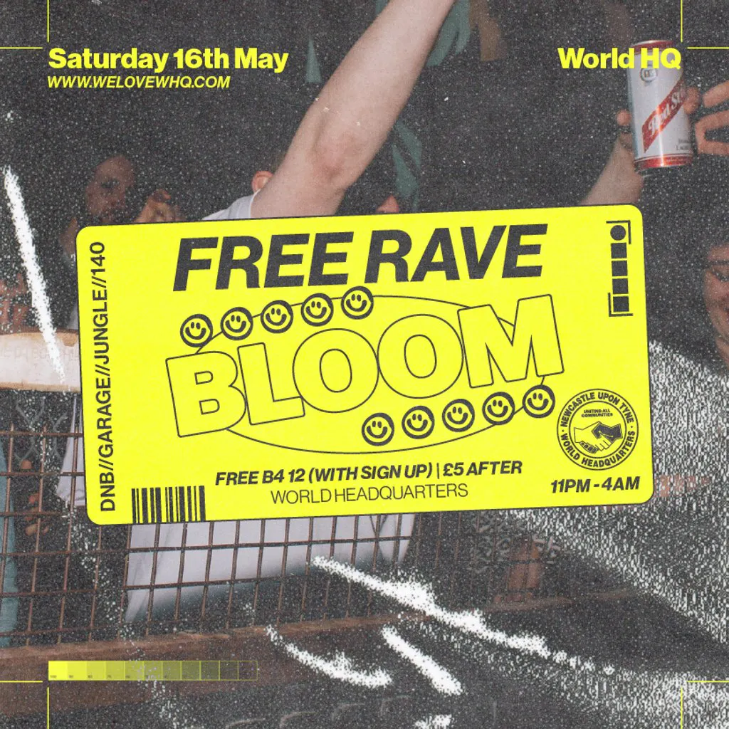 Tickets: BLOOM - FREE RAVE - D'n'B, Jungle, UK Garage, 140 | World ...