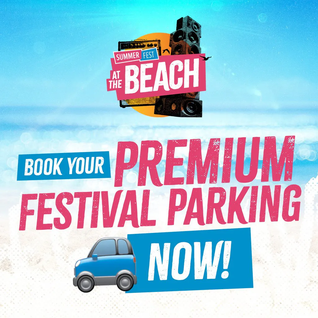 Tickets: Summer Fest at the Beach Parking | Weston Super Mare Beach ...
