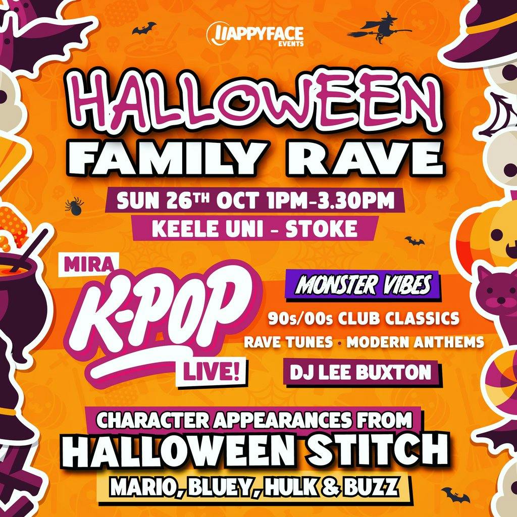 Tickets: HALLOWEEN FAMILY RAVE | Keele SU | Keele SU (Keele University ...