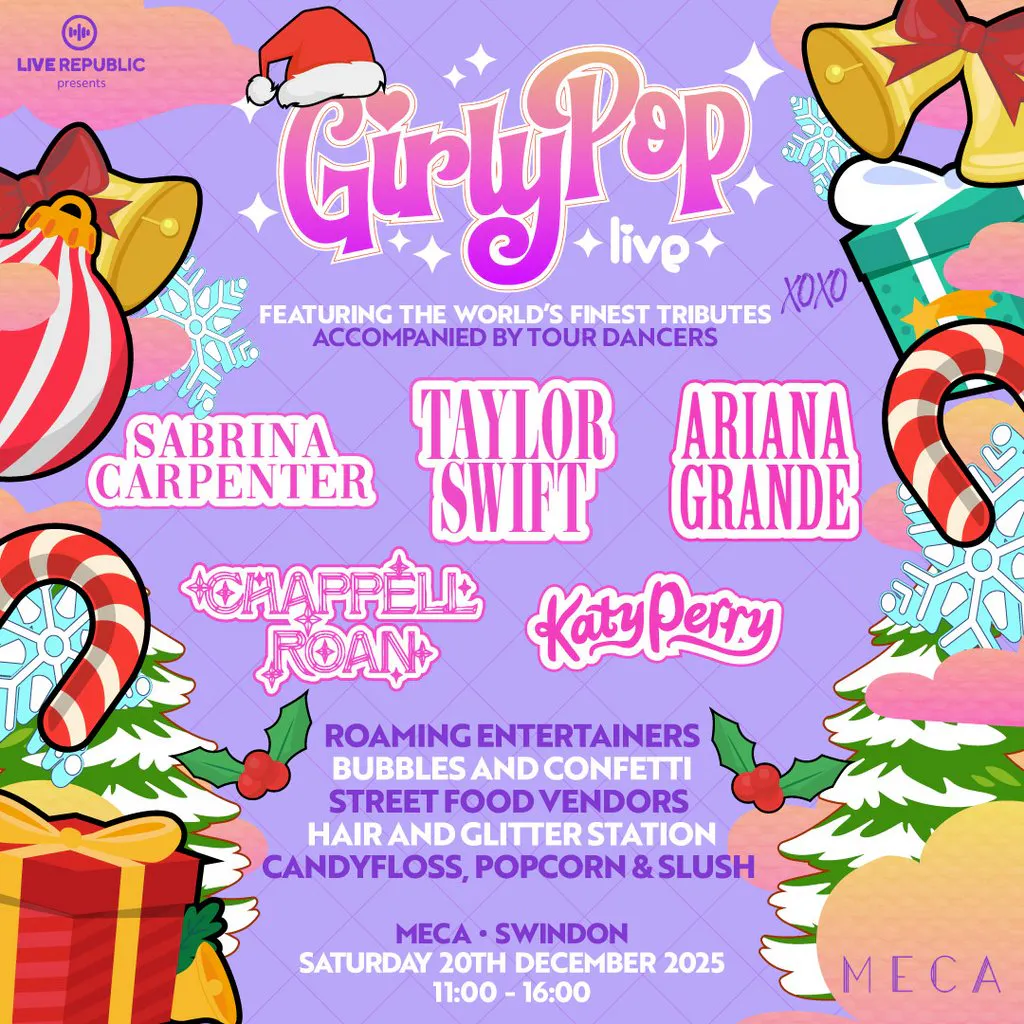 GirlyPop Live Xmas | MECA, Swindon | Swindon MECA Swindon Sat 20 ...