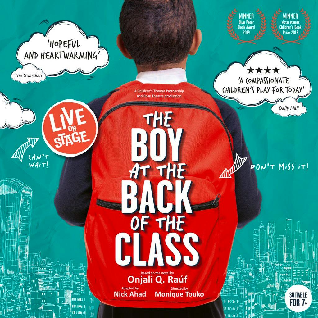 Tickets: The Boy at the Back of the Class | Rose Theatre London Wed 11 ...