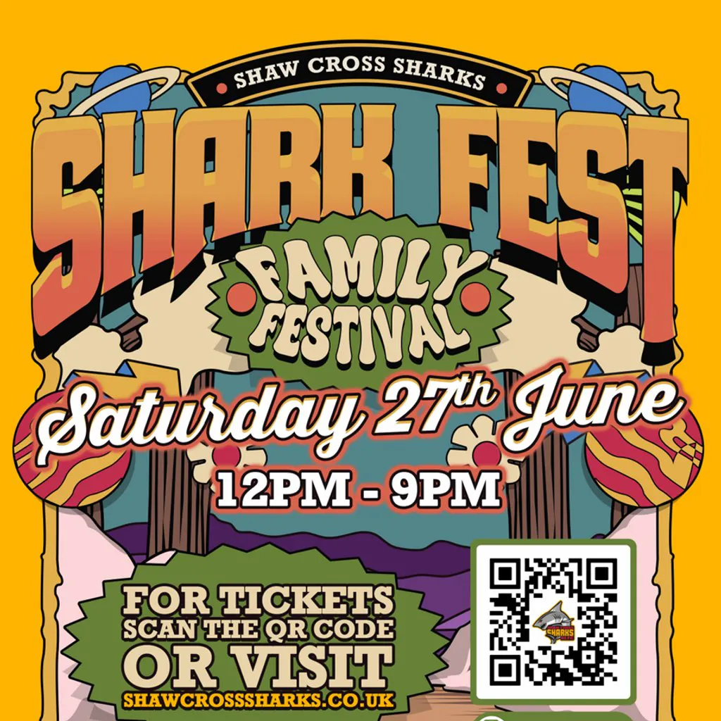 Tickets: shark Fest 26 | Shark Park Dewsbury Sat 27 June 2026