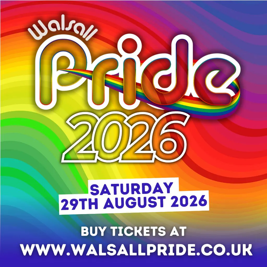 Tickets: Walsall Pride 2026 | Walsall Arboretum Extension Walsall Sat ...