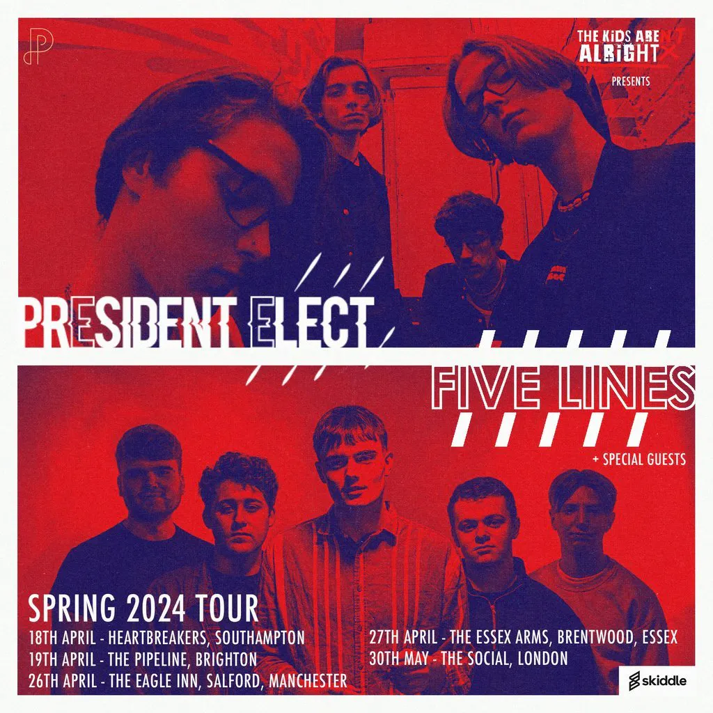 TKAA Presents: President Elect & Five Lines (Southampton) Tickets ...