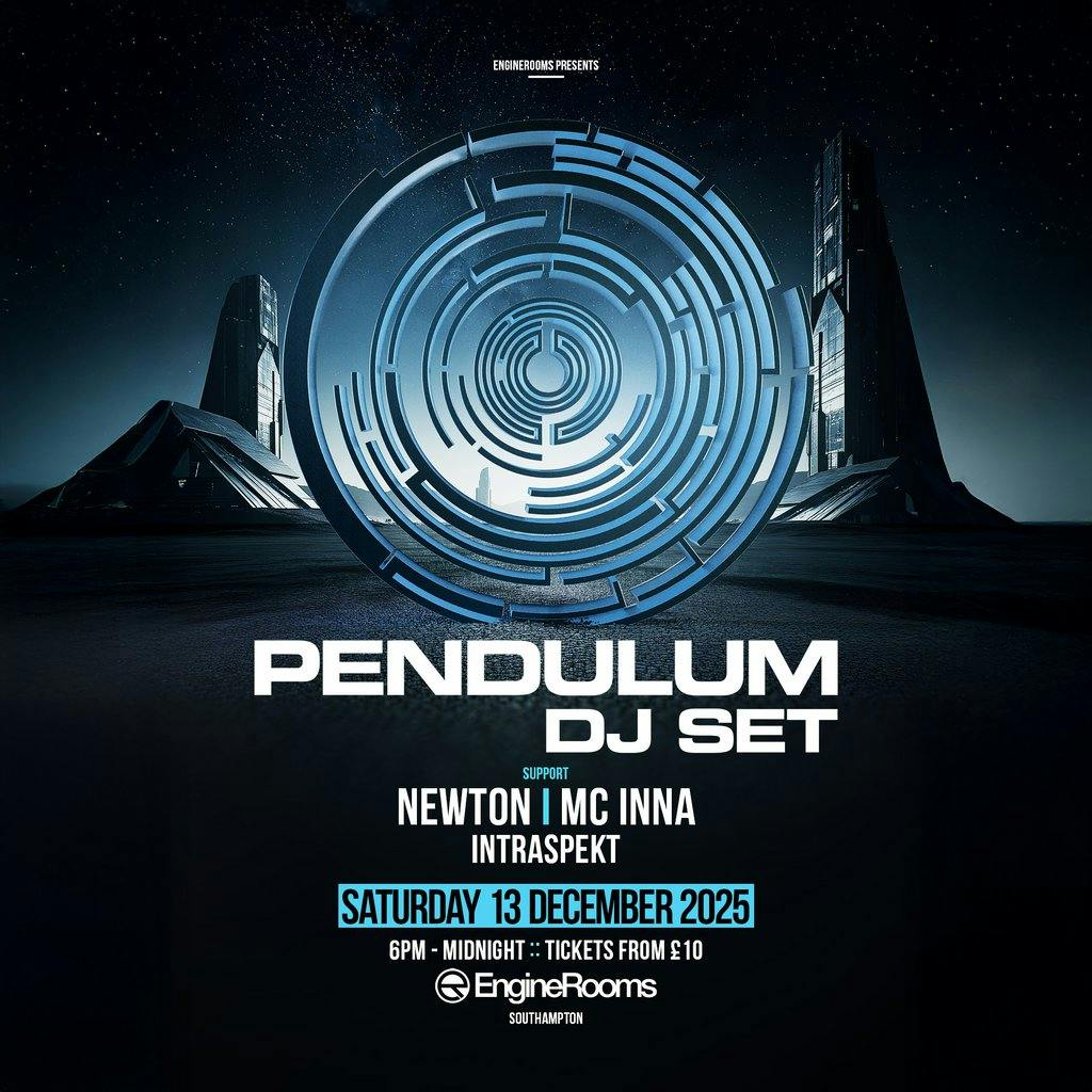 Tickets: EngineRooms Presents: Pendulum DJ Set + Support | EngineRooms ...