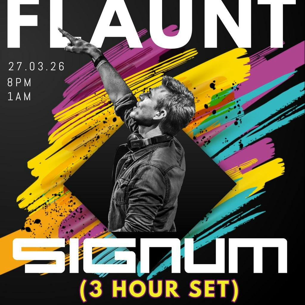 Tickets: FLAUNT SIGNUM Blackout Trance Special (SOLD OUT) | The Vault ...