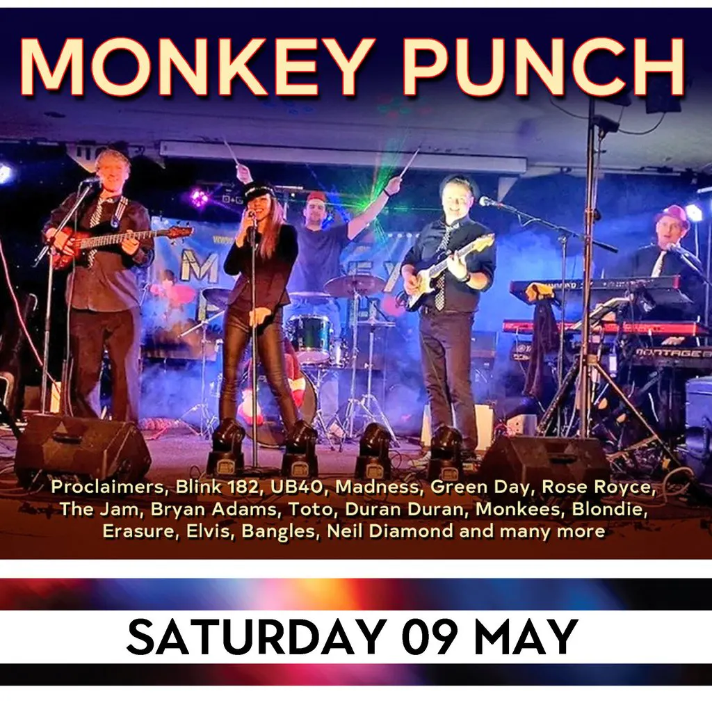 Monkey Punch | Holmeside Hall Club Tyne And Wear Sat 09 May 2026