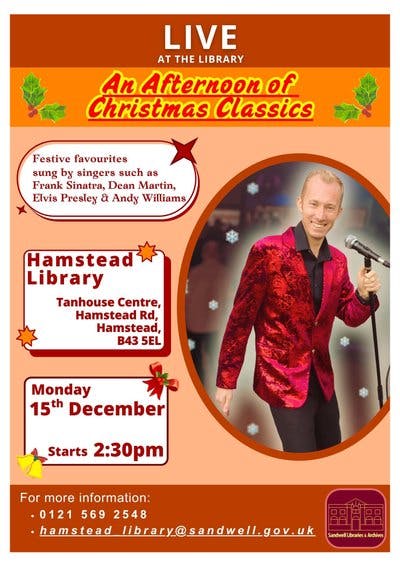 Tickets: Live at the Library: An Afternoon of Christmas Classics ...