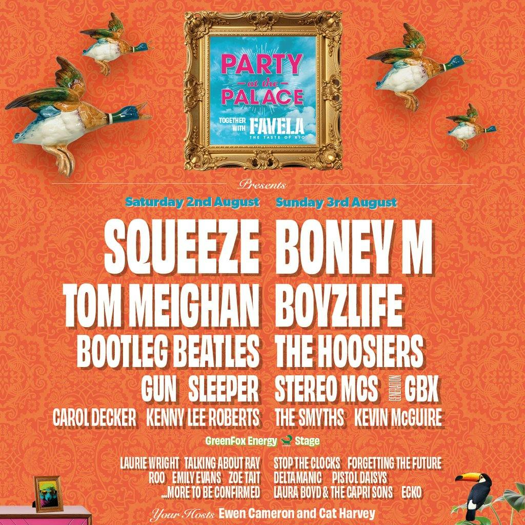 Party at the Palace together with Favela | Lochside Field Linlithgow ...