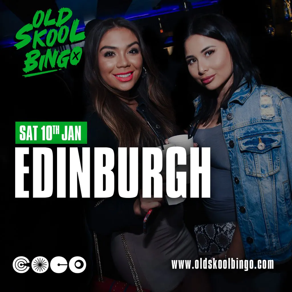 Tickets: Old Skool Bingo Sat 10th Jan Edinburgh | Coco Boho Edinburgh ...