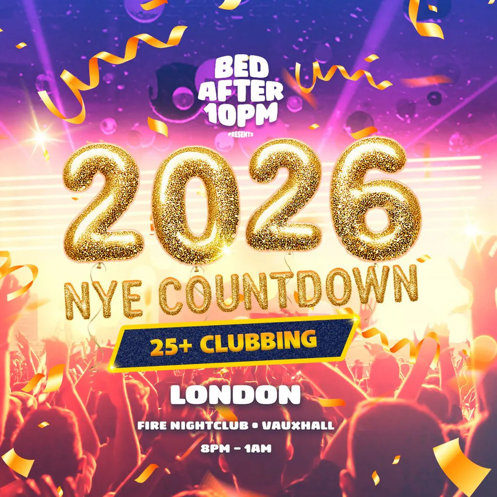 Bed After 10pm NYE Countdown London | Lightbox London Wed 31 December ...