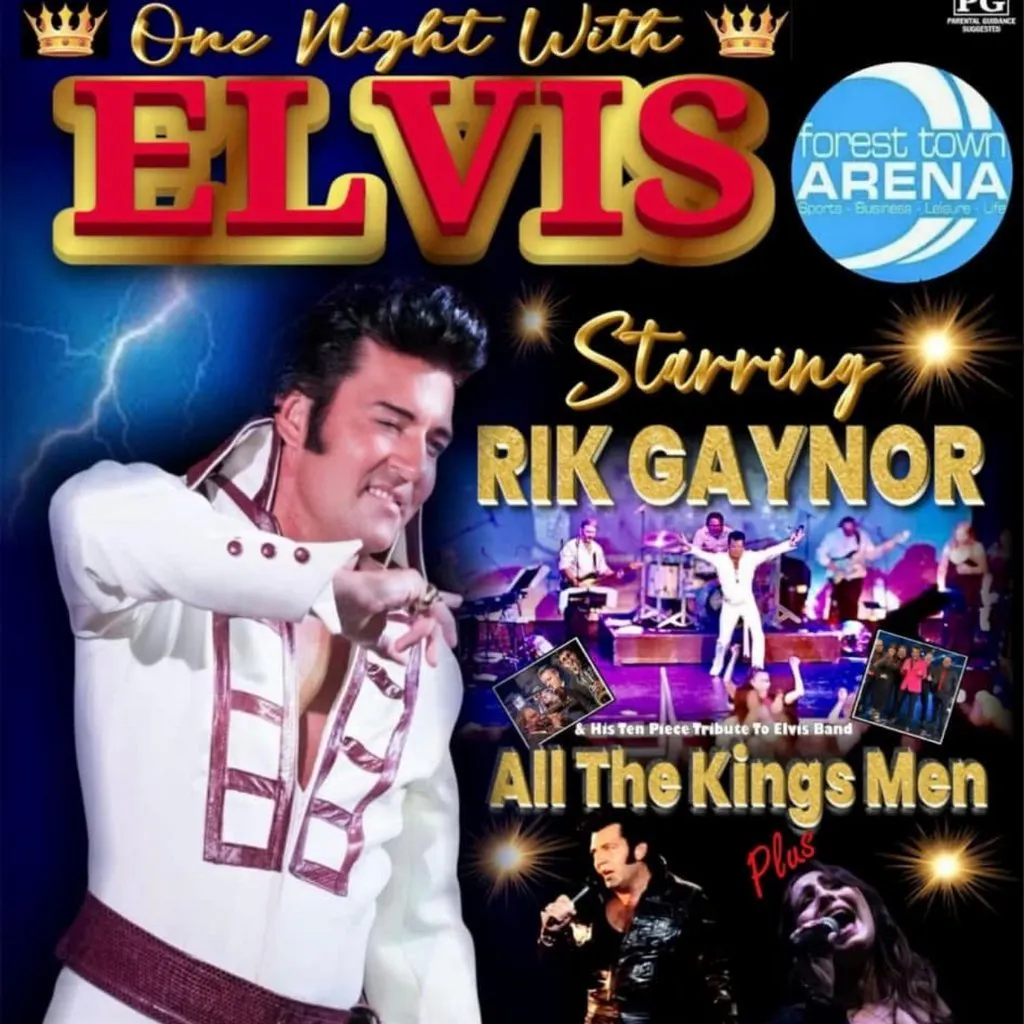 One Night with Elvis (Rik Gaynor) | Forest Town Arena Mansfield Fri 21 ...