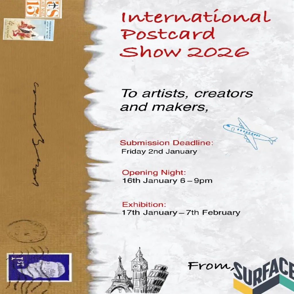 International Postcard Show 2026 | Surface Gallery Nottingham Tue 20 ...