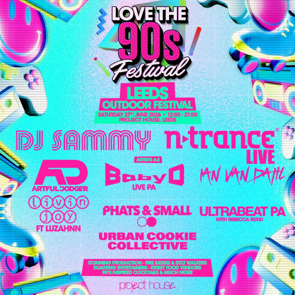 Tickets: DJ SAMMY & MORE | Love the 90s Festival | Project House, Leeds ...