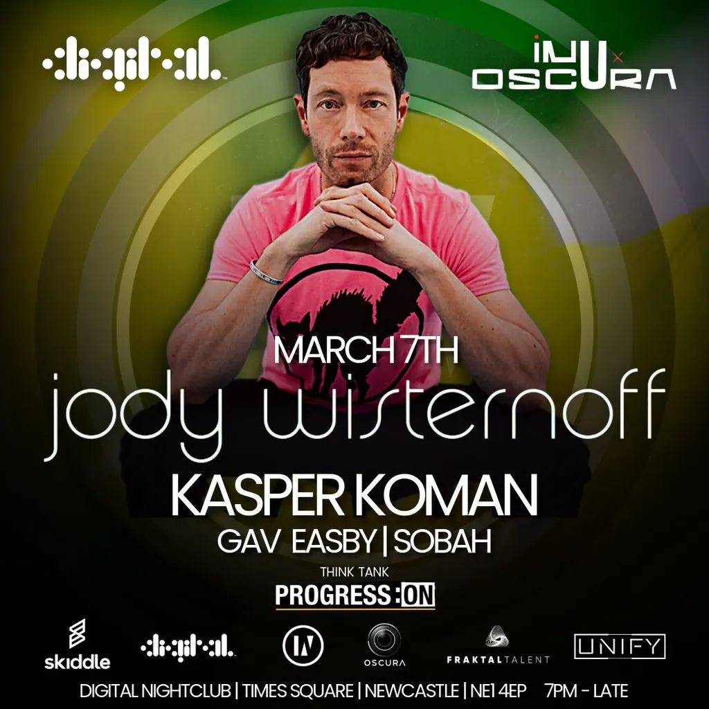 Tickets: inU x OSCURA (Jody Wisternoff | Kasper Koman) | Digital ...