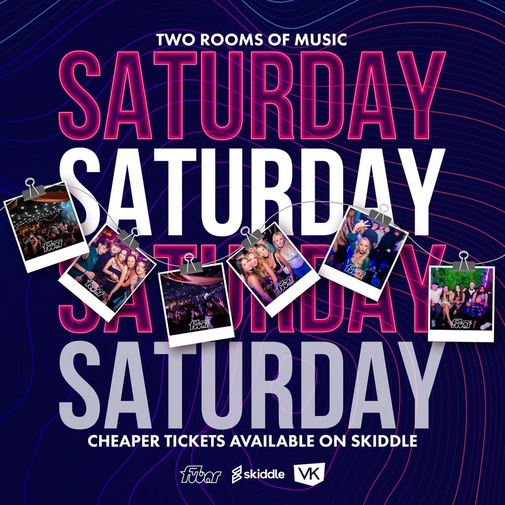 Fubar Saturdays | Fubar Stirling Sat 21 February 2026