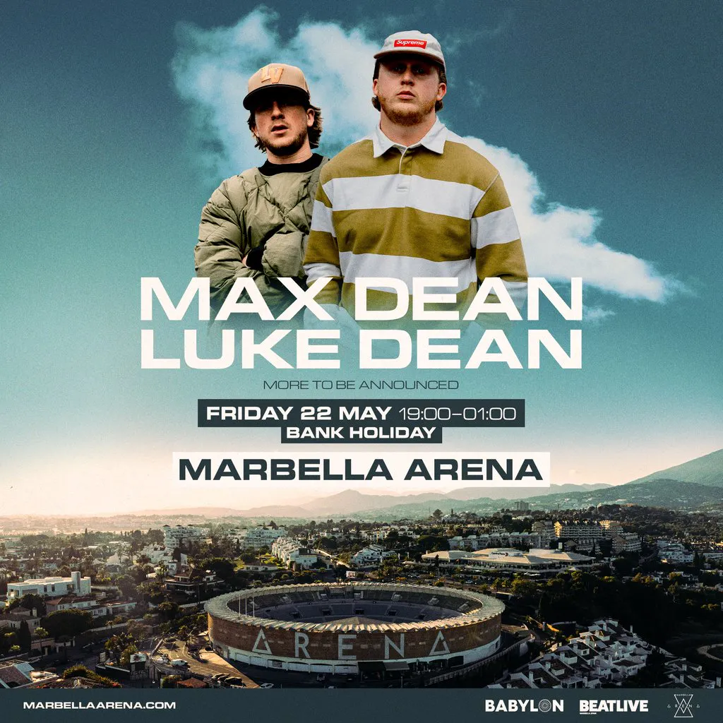Tickets: Max Dean & Luke Dean at Marbella Arena | Marbella Arena ...