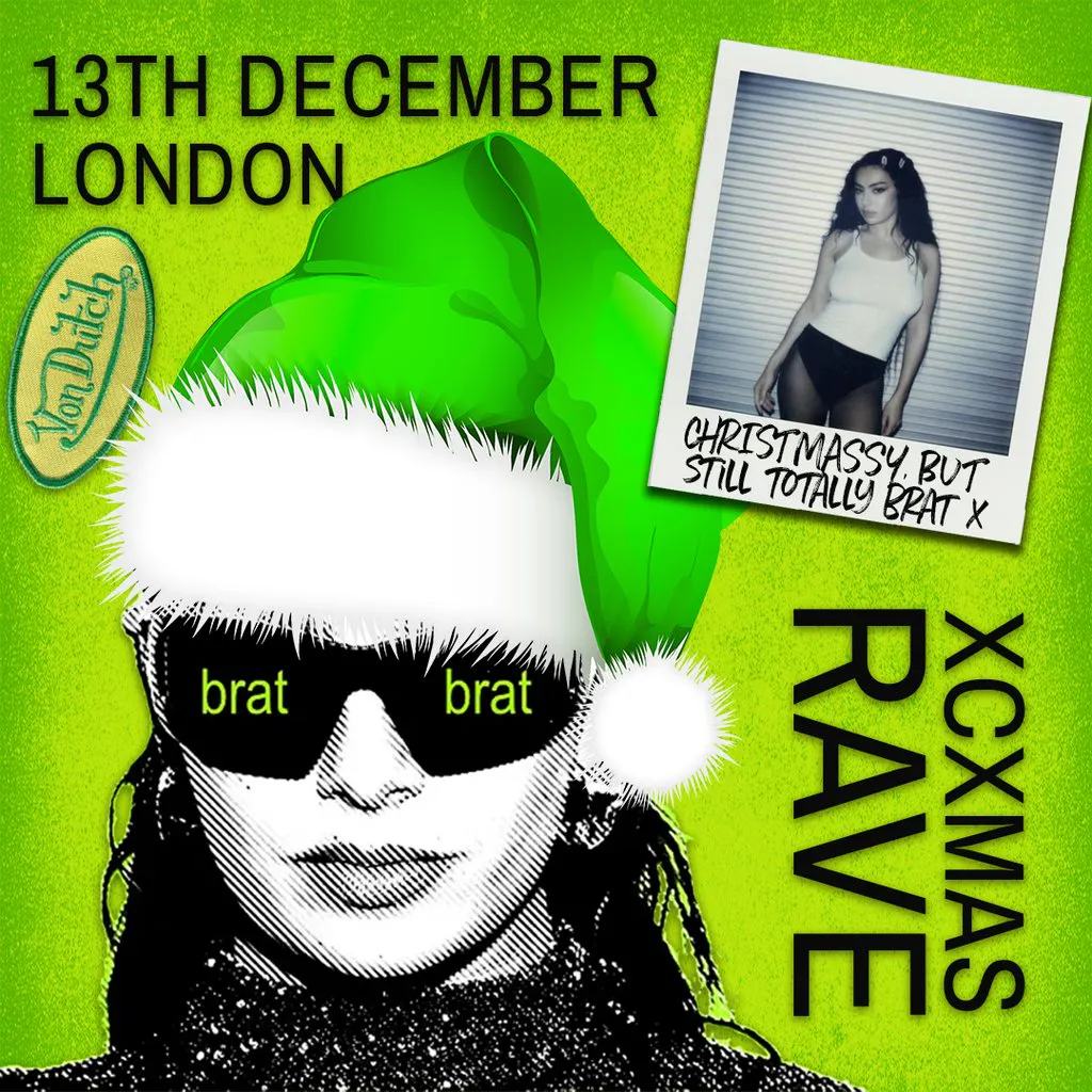 brat rave xcxmas special (London) | Big Chill Kings Cross London Sat 13 ...