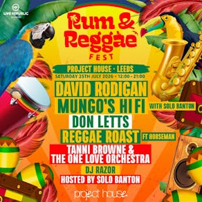 Tickets: Rum & Reggae 2026 | Project House, Leeds | Project House Leeds ...