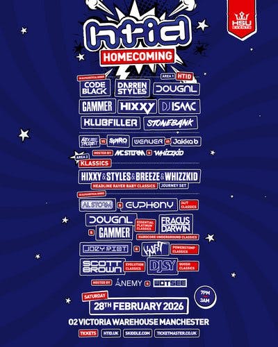 Tickets: HTID UK 2026 - The Homecoming | O2 Victoria Warehouse ...