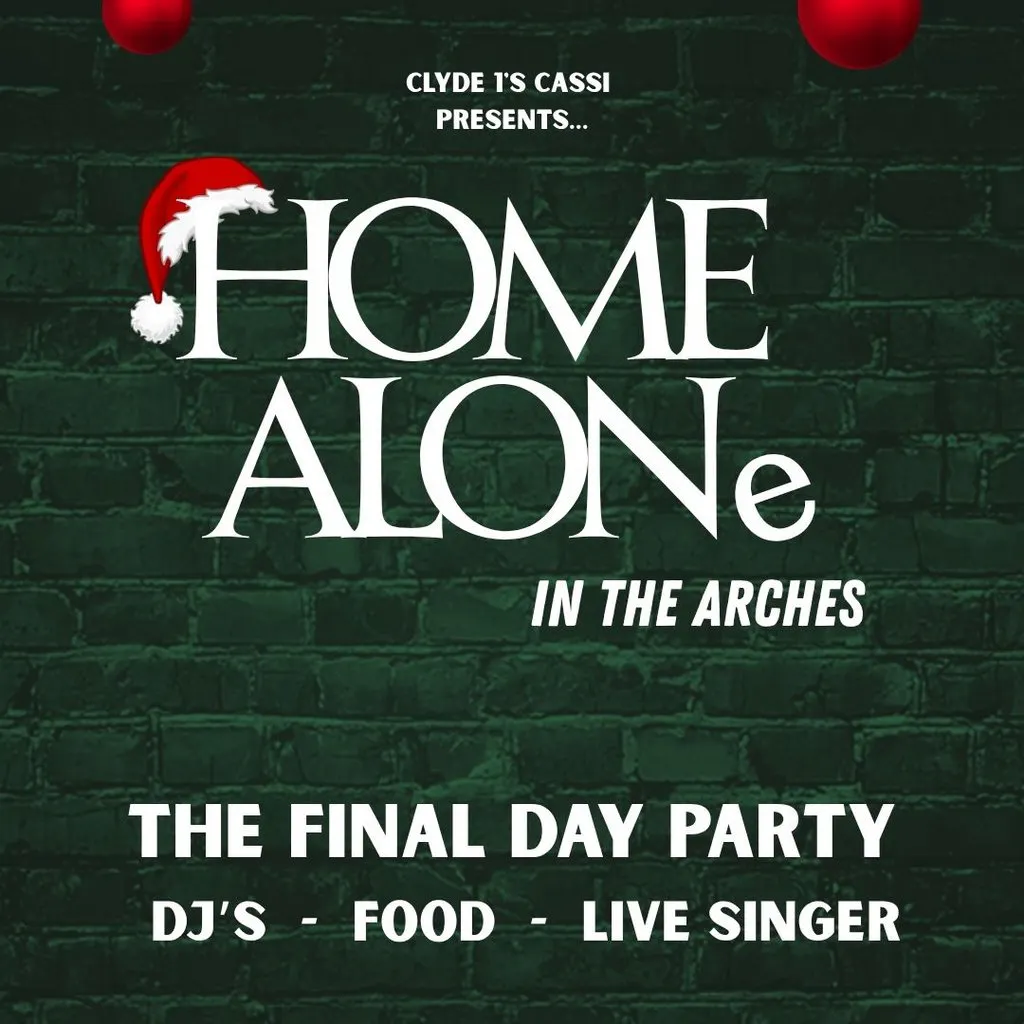 Home Alone in the Arches Xmas Day Party | Platform Glasgow Glasgow Sat ...