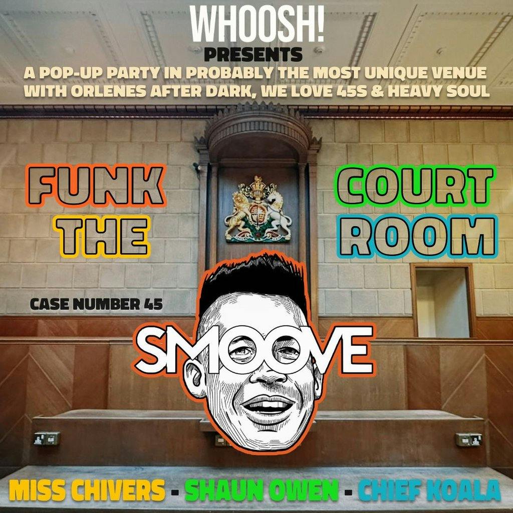 Tickets: Whoosh! Presents: Funk The Courtroom | Cambridge Guildhall ...