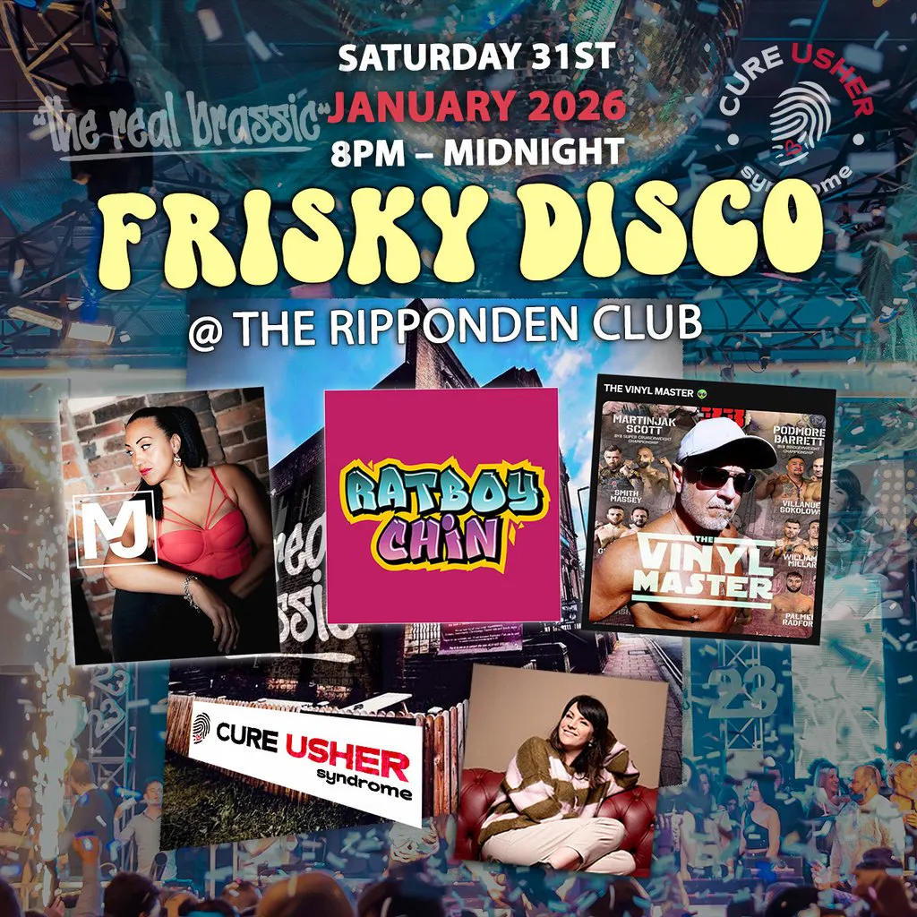 Frisky Disco | The Ripponden Club Sowerby Bridge Sat 31 January 2026