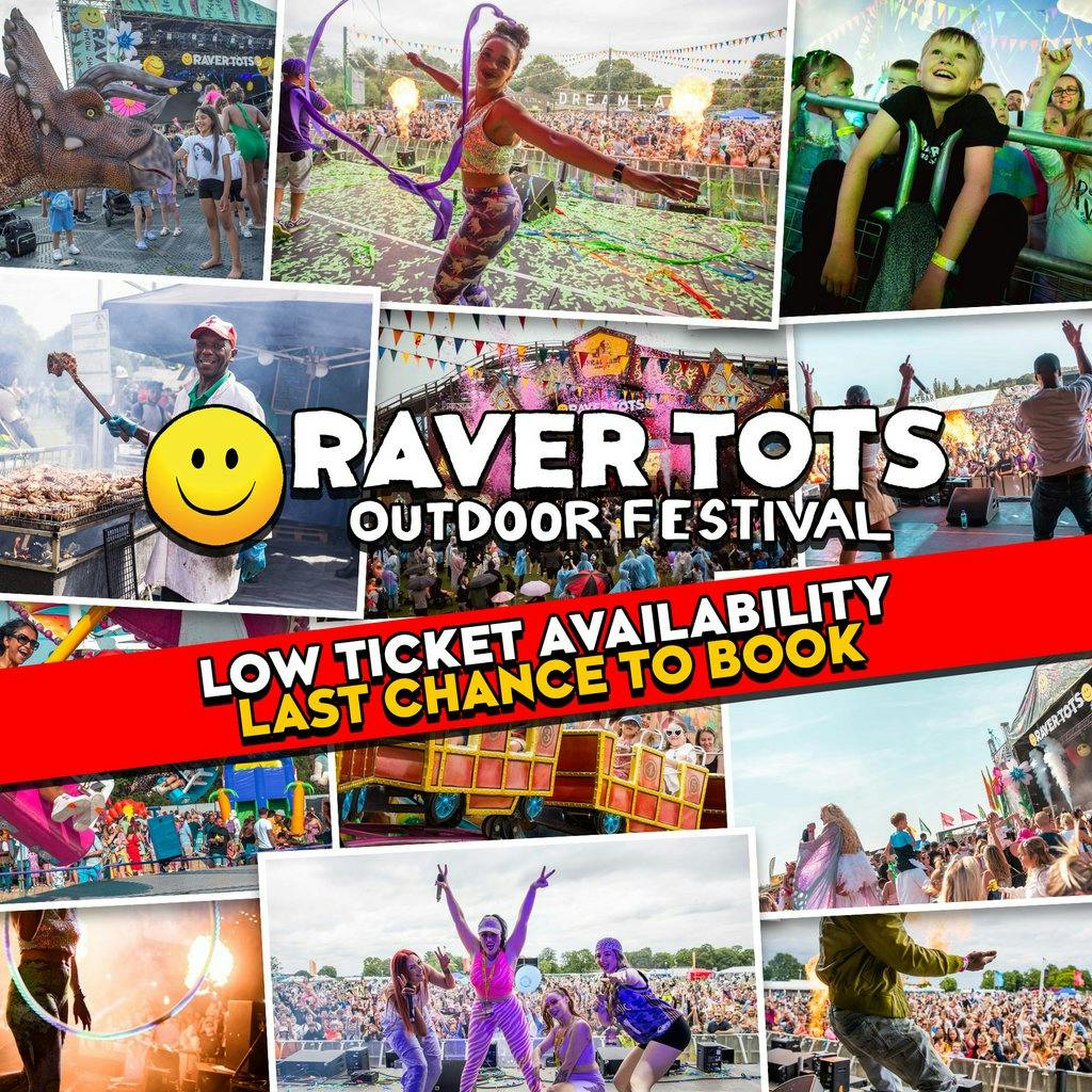 Raver Tots Outdoor Festival Southend 2025 | Garon Park Southend-on-Sea ...