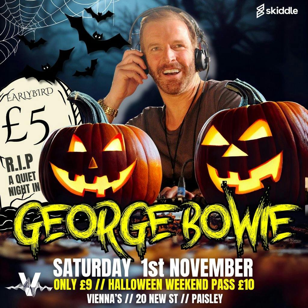 George Bowie Halloween Weekend At Vienna's | Vienna's And Blur Paisley ...