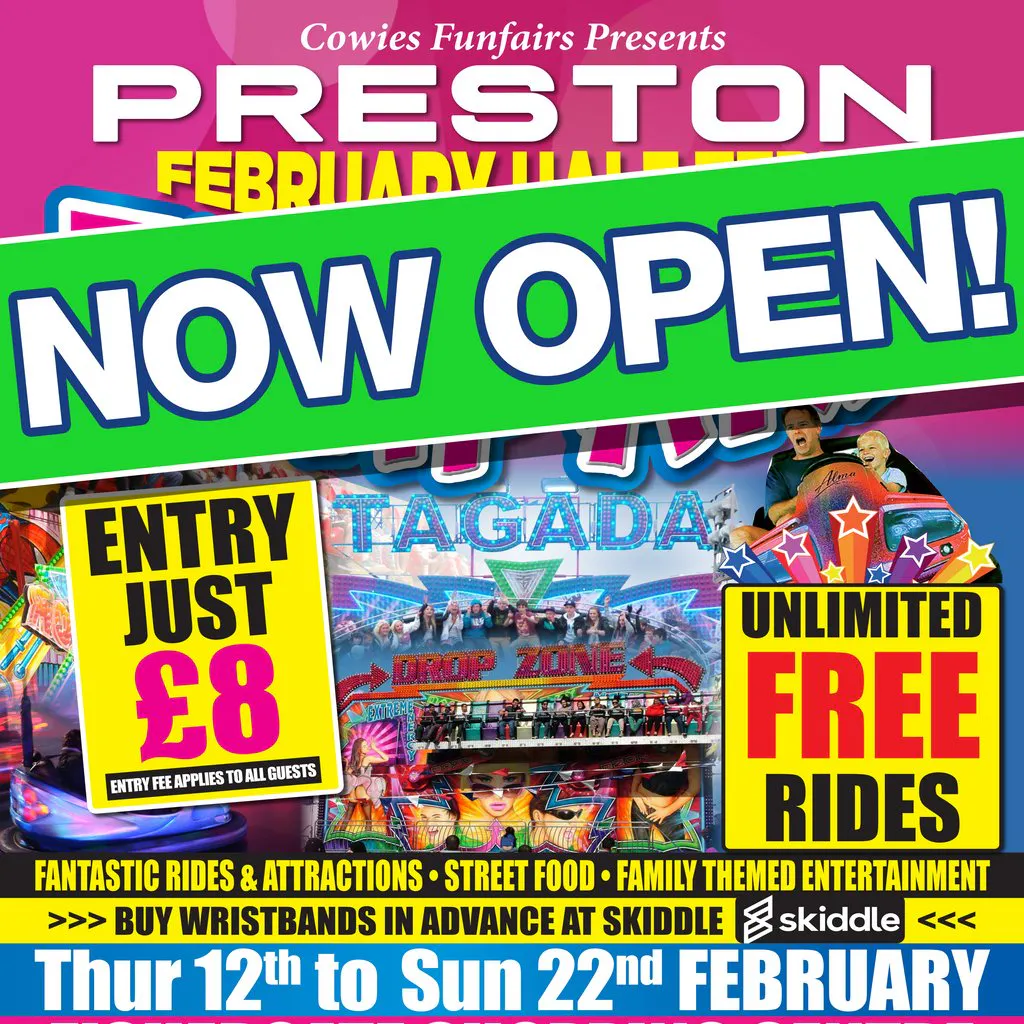 Cowie's Funfairs Presents Preston Half Term Fun Park | Fishergate ...