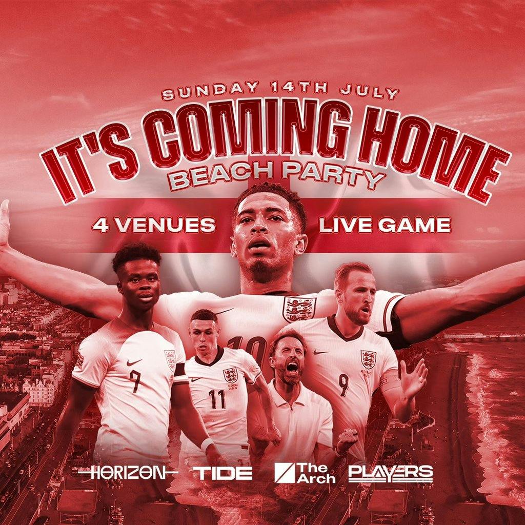 Footballs Coming Home | Brighton Beach Party Celebration | Horizon Club ...