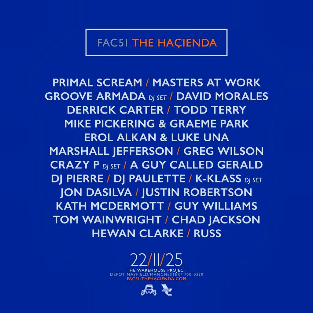 Haçienda at The Warehouse Project | Depot Mayfield Manchester Sat 22 ...