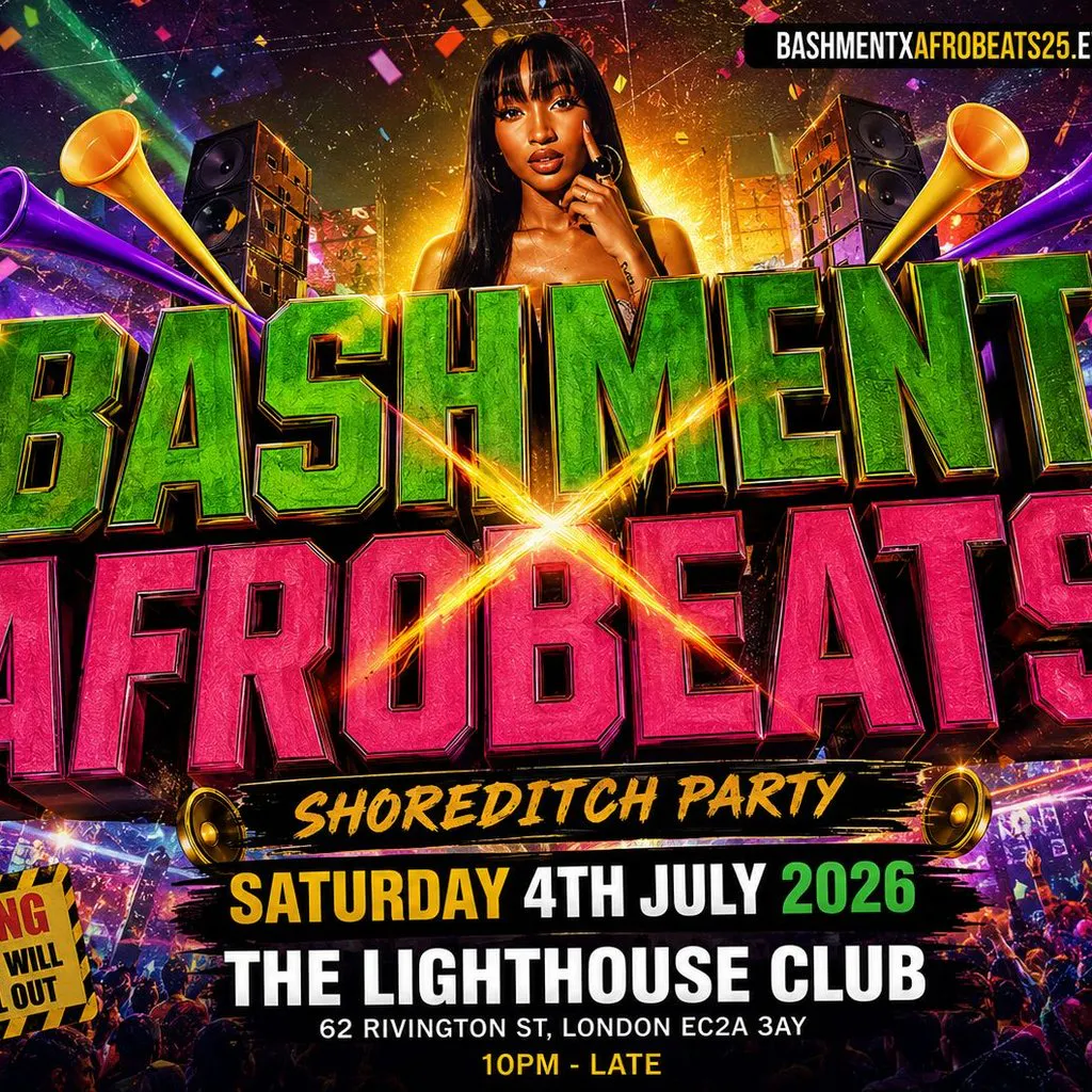 Tickets: Bashment X Afrobeats - Shoreditch Party | The Lighthouse Bar ...