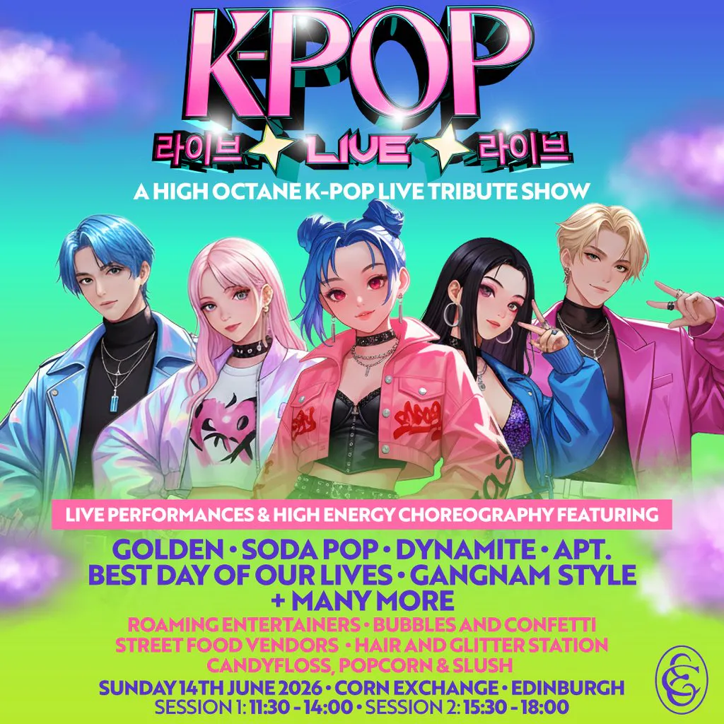 Tickets: K-Pop Live 2 | Corn Exchange, Edinburgh | Edinburgh Corn ...